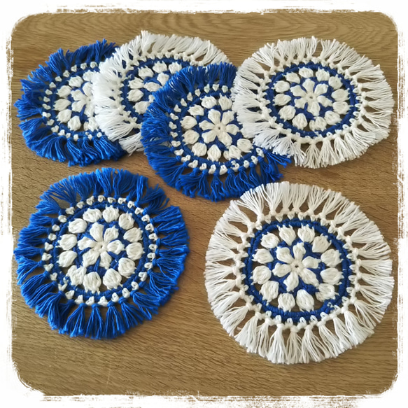 フリンジ コースター コースター cache cache coucou 通販 6068074｜Creema(クリーマ)