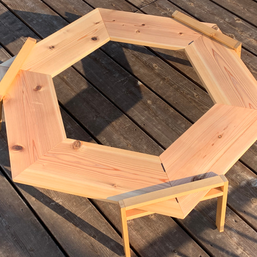 折りたたみヘキサテーブル* その他家具 yuk.home 通販 8807371 折りたたみヘキサテーブル* その他家具 yuk.home 通販 8807371