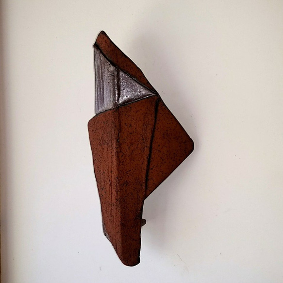 k-020 伊豆土泥化粧掛け花入れ ORIGAMI-2 一輪挿し・花瓶・花器 倉前幸徳 gallery kazaya 通販｜Creema ...