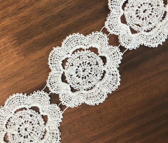 商品入れ替えSALE 8枚入 モチーフレース 花柄 日本製 M-lace-No,061 / Ivory レース 高原のレース屋もんく ...
