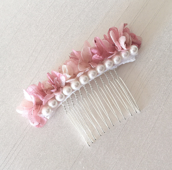 アジサイとパールのコーム/ 31 ヘッドドレス（アクセサリー） IVY HOUSE 通販 2989142｜Creema(クリーマ)
