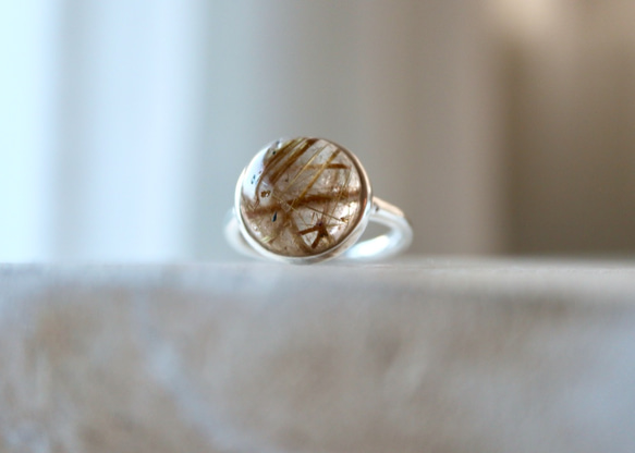 [ルチルの実]ルチルクォーツ 針水晶 指輪・リング STUDIO TENTEN 通販 12342099｜Creema(クリーマ)