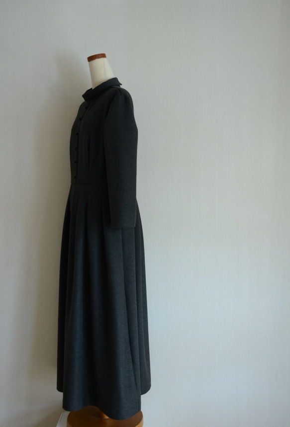 ロールカラーのあったかワンピース 秋冬 ワンピース Maite (まいて) 通販 12740187｜Creema(クリーマ)