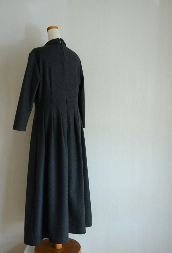 ロールカラーのあったかワンピース 秋冬 ワンピース Maite (まいて) 通販 12740187｜Creema(クリーマ)