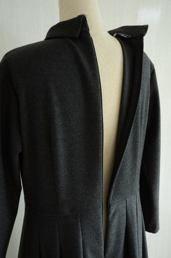 ロールカラーのあったかワンピース 秋冬 ワンピース Maite (まいて) 通販 12740187｜Creema(クリーマ)