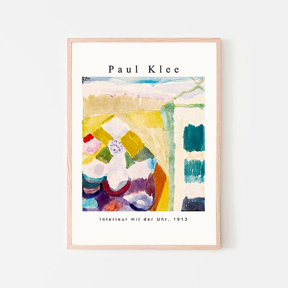 Interieur mit der Uhr / アートポスター 絵画 Little Kot 通販 11548582｜Creema(クリーマ)