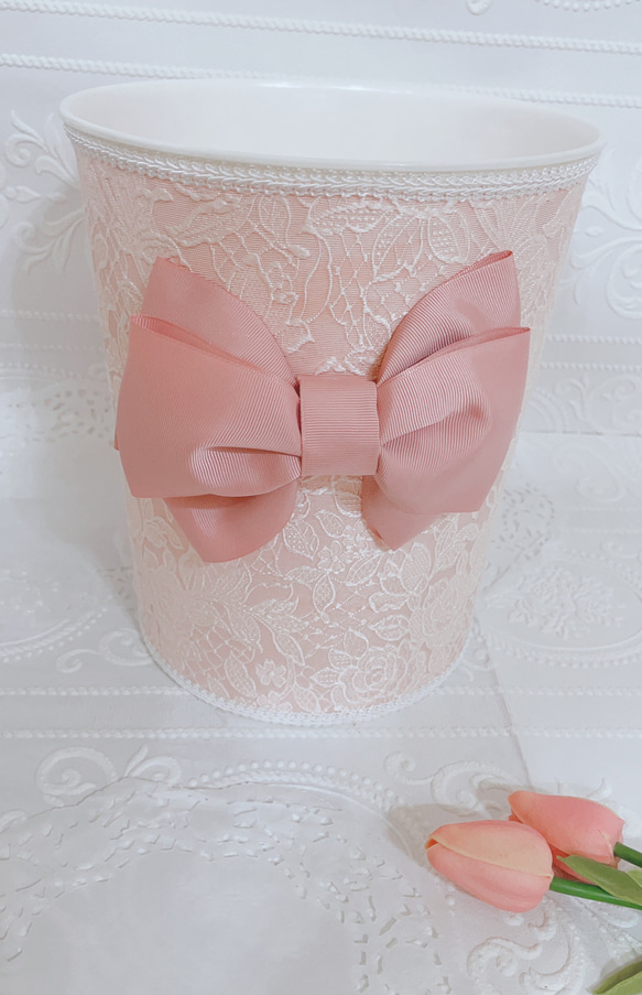 大きなリボンのダストボックス♡ ゴミ箱・ダストボックス M&R 通販｜Creema(クリーマ) 12568744