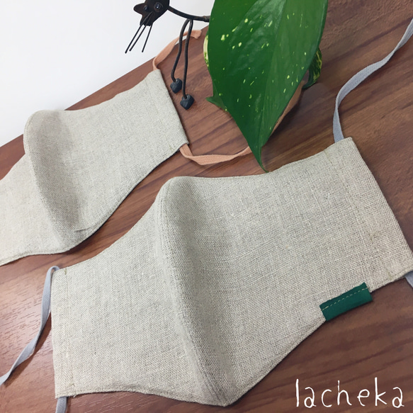 ノーズワイヤーポケット.フィルターポケット付立体布マスク 布マスク lacheka 通販 9257801｜Creema(クリーマ)