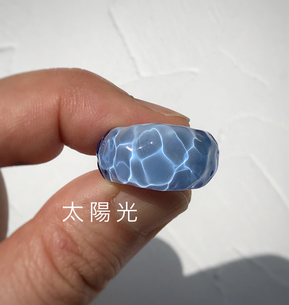 Sea glassイヤーカフ＊ライトブルー イヤーカフ Otonari工房 通販 9861804｜Creema(クリーマ)