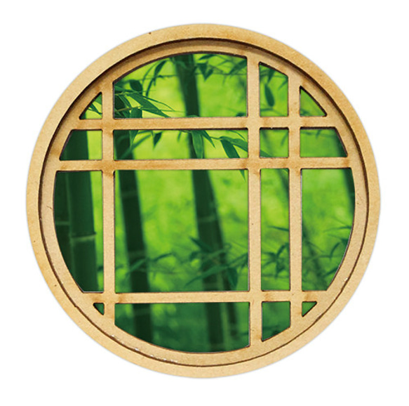 ミニチュアもふもふ猫空間 窓 和風 キット MM-42 その他置物 まめまめ工房秘密基地 通販 4632728｜Creema(クリーマ)