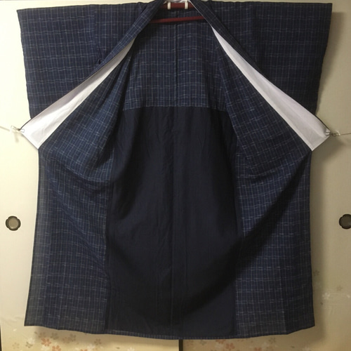 無形文化財 正藍染阿波しじら織の本格浴衣 夏着物 着物 tami 無形文化財 正藍染阿波しじら織の本格浴衣 夏着物 着物 tami
