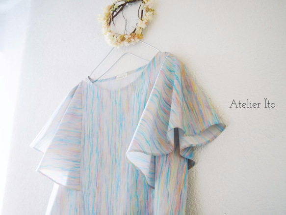 あいタム☆さまオーダー Liberty: Art 二の腕カバーなフリルブラウス ブラウス Atelier Ïto 通販 3684828 ...