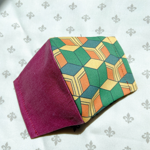 冨岡亀甲柄 立体布マスク その他ファッション chunk 通販 9876545｜Creema(クリーマ)