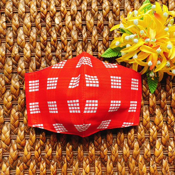 L サイズ 】ハワイアンマスク パカラチェック【 裏地 ダブルガーゼ 】 布マスク Pitertu Moana 通販｜Creema(クリーマ ...