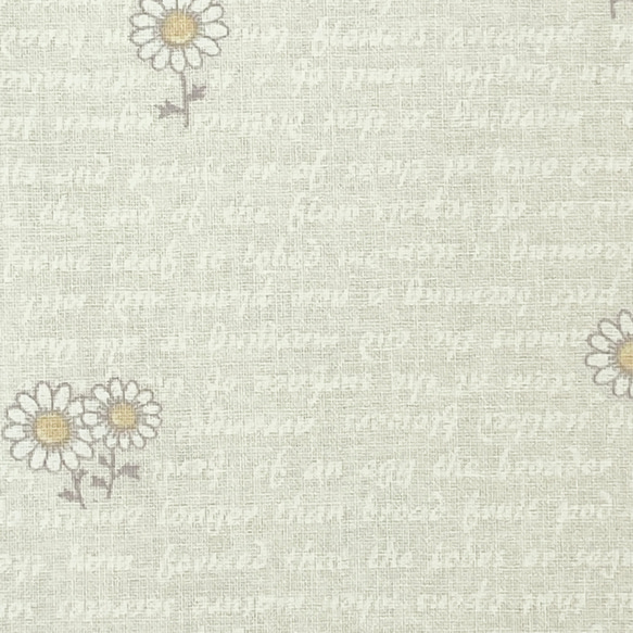 バルクセール！プリントシーチング 英字柄（白地×花色有）1mカット 生地 アンの家 通販 12554591｜Creema(クリーマ)