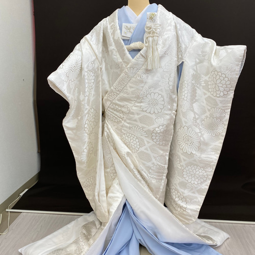 受注生産】色掛下 ブルー & ワンタッチ 作り帯 セット その他 受注生産】色掛下 ブルー & ワンタッチ 作り帯 セット その他