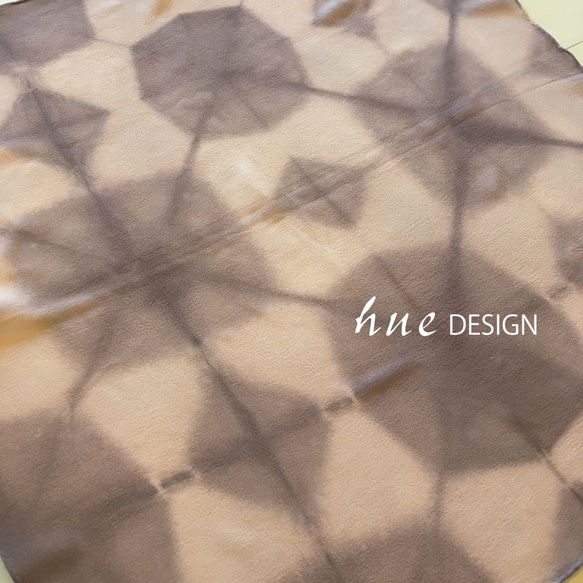 母の日 スカーフ 手染めシルクジョーゼットカラー絞りno.130 silk100% プチギフト カジュアル スカーフ・バンダナ hue ...