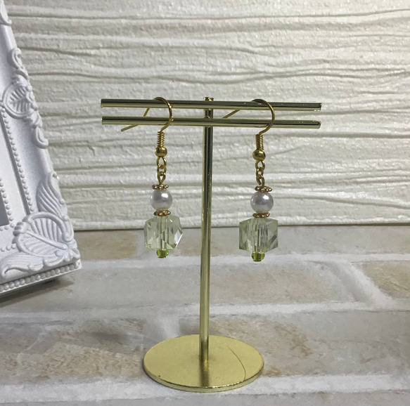 ICE Green ピアス（フープ） myu.myu 通販 11709309｜Creema(クリーマ)