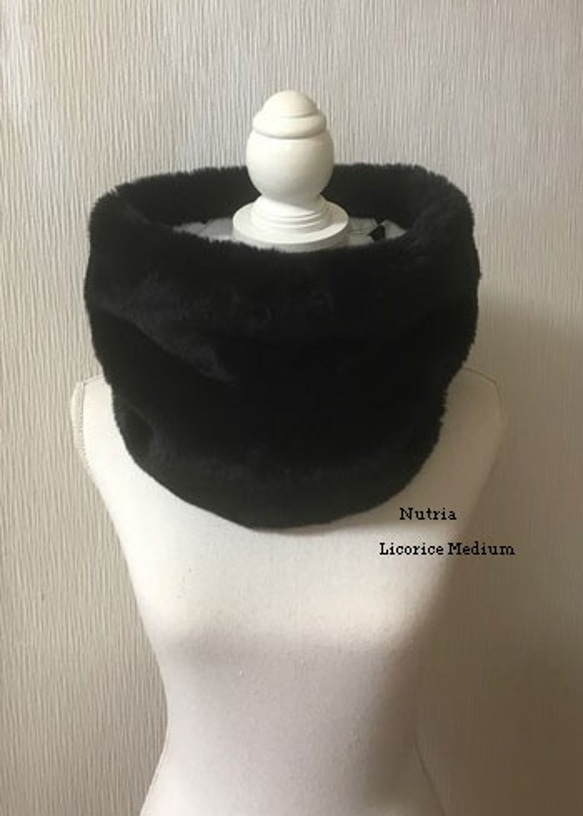 Nutria(Licorice.国産裏地） スヌード maudy 通販｜Creema(クリーマ)