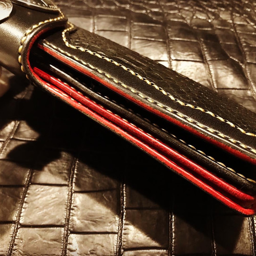 Gravy Leather ブラック パイソン×栃木レザー ライダース ロング Gravy Leather ブラック パイソン×栃木レザー ライダース ロング