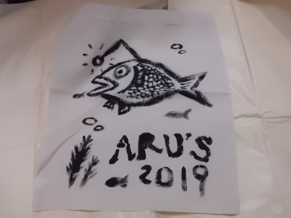 手提げ袋「提灯魚ちゃん」 エコバッグ・サブバッグ ARU'S 通販｜Creema(クリーマ) 7631558