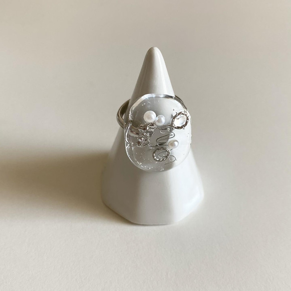 ＊silver puddle ring＊ 指輪・リング melly 通販｜Creema(クリーマ) 11485213