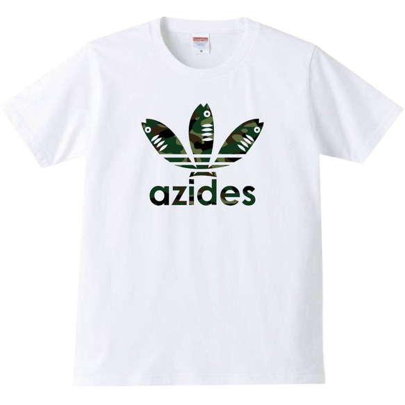 【送料無料】【新品】azides アジデス Tシャツ 迷彩柄 おもしろ パロディ 白 プレゼント Tシャツ 和柄屋 通販 9929744 ...
