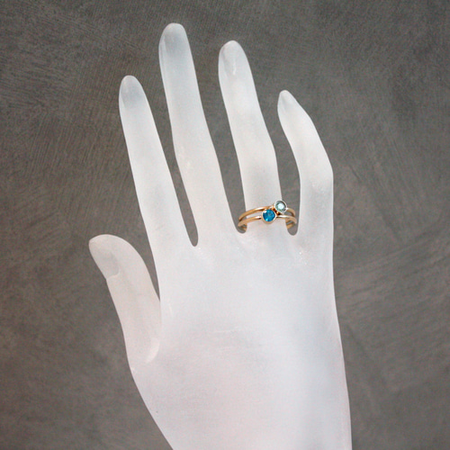 特集掲載》14kgf 希少石*スフェーンの一粒リング 約0.3ct 4mm 特集掲載》14kgf 希少石*スフェーンの一粒リング 約0.3ct 4mm