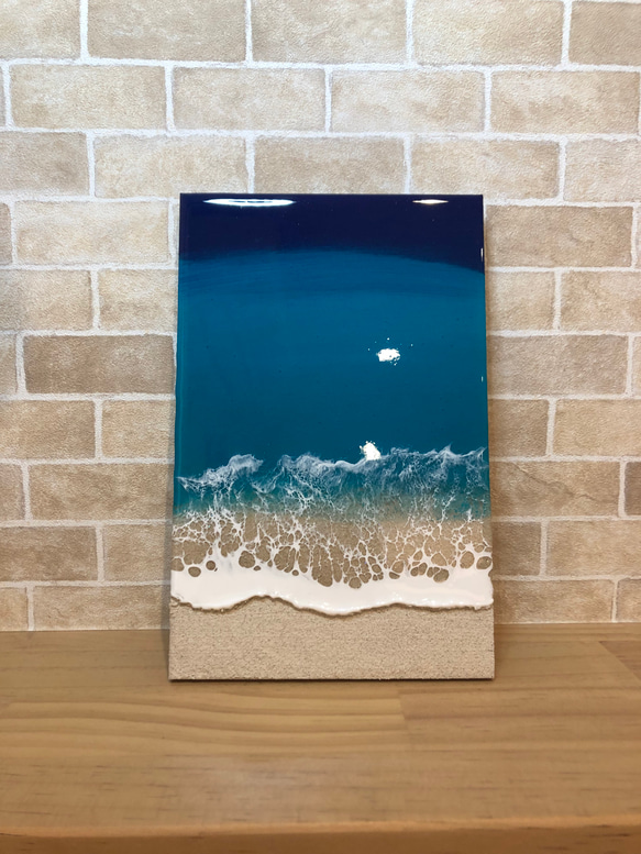 海のアートボード 沖縄ブルー 波打ち際3D 立体・オブジェ yuto.the_ ocean 通販 12345578｜Creema(クリーマ)