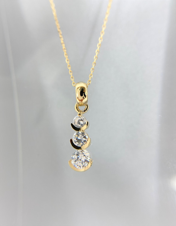 【一点物】K14三連ペンダント[送料無料] ネックレス・ペンダント jewelry Itsuki 通販 12059250｜Creema(クリーマ)