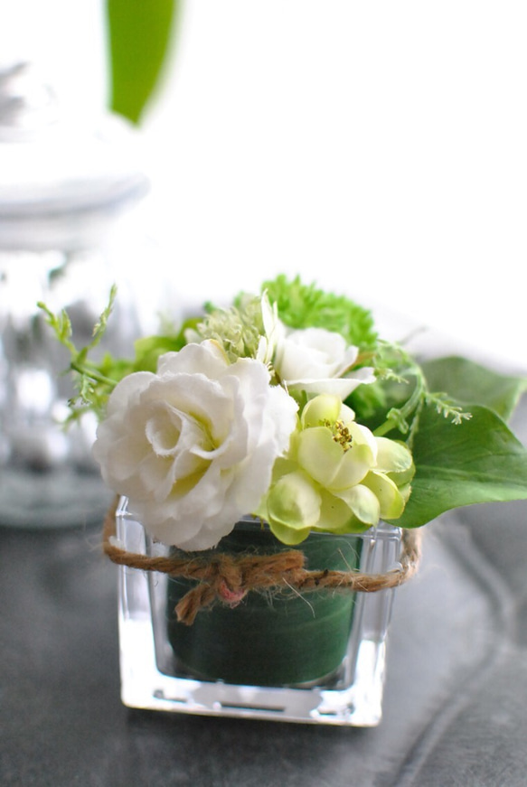 クリアガラスアレンジ 一輪挿し・花瓶・花器 Floral Millennium 通販｜Creema(クリーマ) 2221670