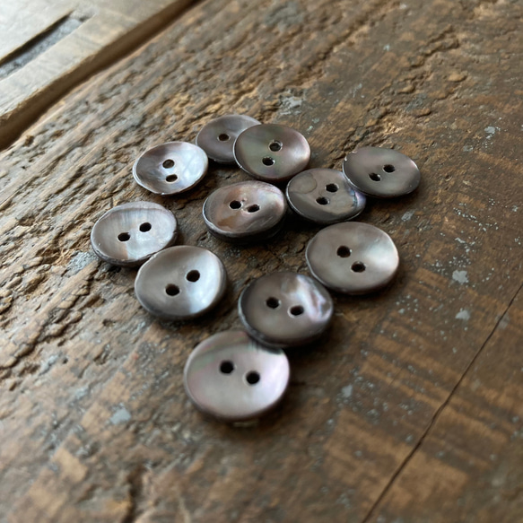 Indian river shell / インド淡水貝/11mm/50個/④ ボタン Pallavi handmade 通販｜Creema ...