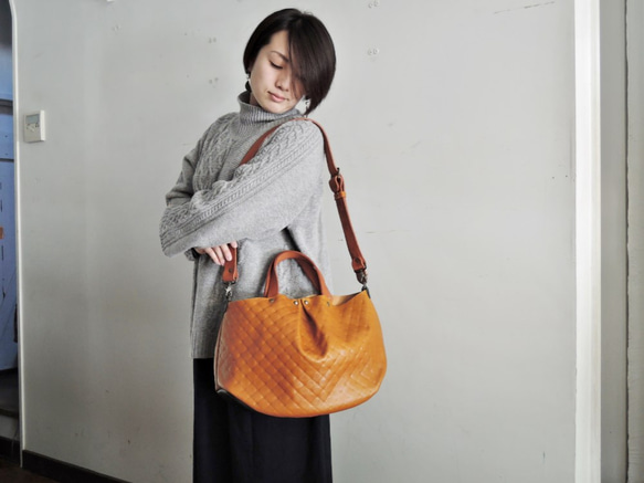 【ショルダーベルトセット】『母の日』神戸ORZO 型押しキルティング 2way ショルダートートBAG ショルダーバッグ ORZO 通販 ...