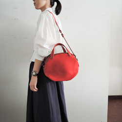 【ORZO】神戸 ヌメ革×8号帆布 2wayミニボストンショルダーBAG レッド OR524c ボストンバッグ ORZO 通販 5573154 ...