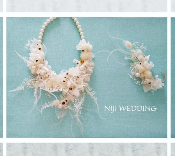 【夏の福袋】野の花のネックレス＆イヤーフック2点セット ネックレス・ペンダント mitsuki 通販 12089840｜Creema(クリーマ)