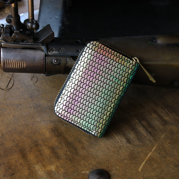 5月4日のコインケース、1日1作。本日はマジョーラカラーの牛革コインケース(1日1作は限定1本で再販なしとなります。) 小銭入れ・コインケース ...