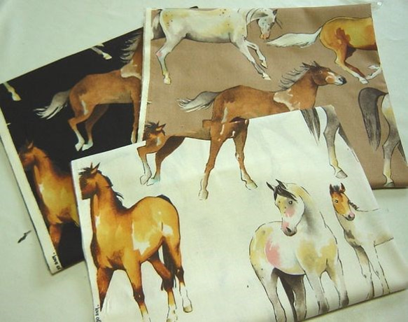USA生地☆アレクサンダー・ヘンリー "love of horses" カットクロスセット 生地 rara 通販 7806750｜Creema ...