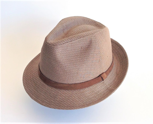 伝統織物のトップブランド塩沢織の中折帽子 Lサイズ 帽子（メンズ） tsumugi-kan 通販 12479332｜Creema(クリーマ)