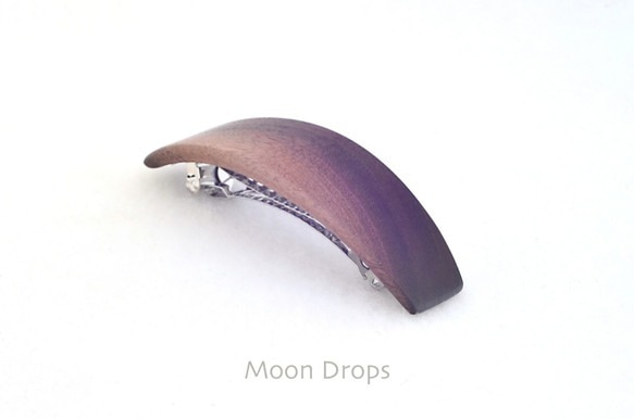 バレッタ ウォールナット（金具R） 064 バレッタ Moon Drops 通販 3434080｜Creema(クリーマ)