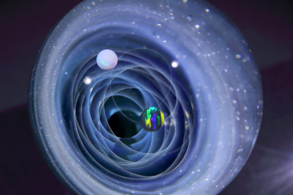 49mm 宇宙ガラスマーブル - オブジェ no.M022 立体・オブジェ Star Safari 通販｜Creema(クリーマ) 13021919