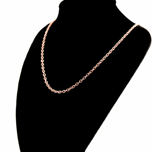 【1本】316Lサージカルステンレス製ピンクゴールドカラー小豆チェーン幅1.9mm・長さ45cm 金具・チェーン Tnp Parts 通販 ...