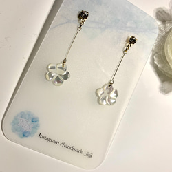春色新作2021〙桜シェルピアス ピアス（スタッド・一粒） FUJI 通販｜Creema(クリーマ) 11112214
