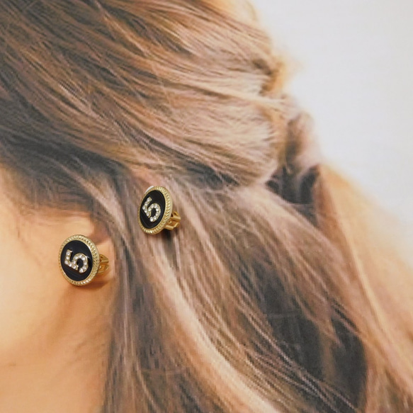 ラスト1！再販！黒 数字ナンバー5メダル（GO!GO!）大人イヤリング イヤリング・ノンホールピアス PRINCESS PART2 通販 ...