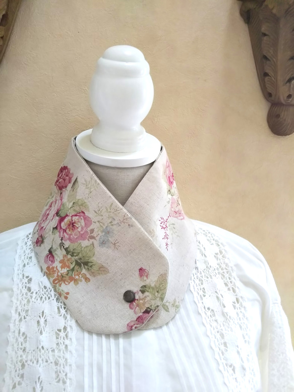 新柄 ネックカバー アンティークローズ スカーフ・バンダナ シャノワ 通販｜Creema(クリーマ) 10015599