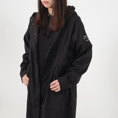 モッズコート ブラック/ユニセックス コート COMUCAI 通販 モッズコート ブラック/ユニセックス コート COMUCAI 通販