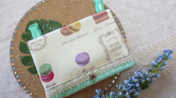 ★ラミネート★移動ポケット☆マカロン★ミント☆ティッシュケース(220） その他入園グッズ HMD 通販｜Creema(クリーマ) 2436392