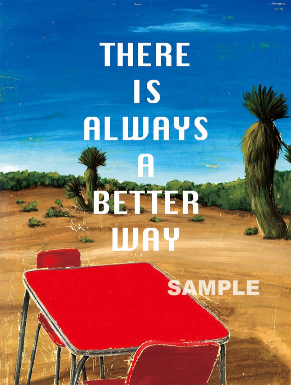 A3〜A1ポスター THERE IS ALWAYS A BETTER WAY イラスト trifters 通販｜Creema(クリーマ ...