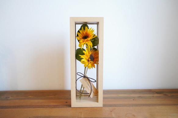 ドライフラワーフレームアレンジ / ヒマワリ ドライフラワー mimosa 通販 12015972｜Creema(クリーマ)