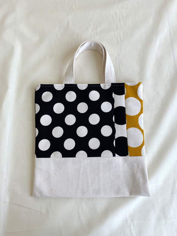 《現品限り》トートbag(ドット) トートバッグ chiii-n 通販 12638158｜Creema(クリーマ)