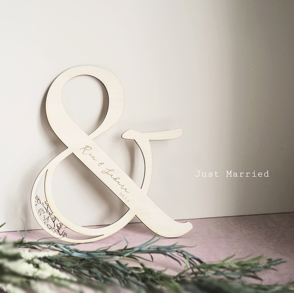 【コエダ柄 木製アンドオブジェ】Mサイズ (&オブジェ) ウェルカムボード Rocorino 通販｜Creema(クリーマ) 12065865